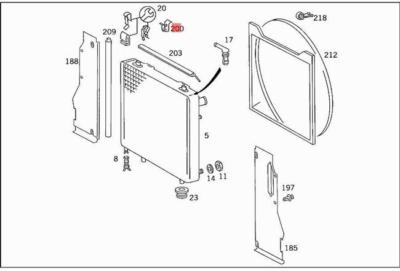 Genuine Mercedes Clip-Type Nut 5pcs 601 611 601 1235040246 | eBay