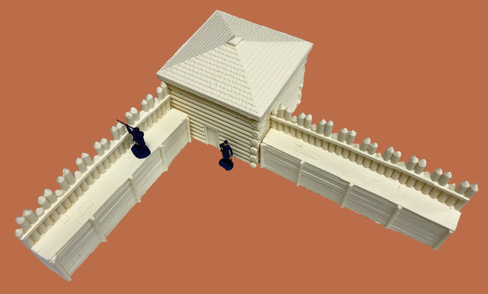 Log Fort Block House 1/72 Scale French/Indian, AWI, Wild West, ACW | eBay