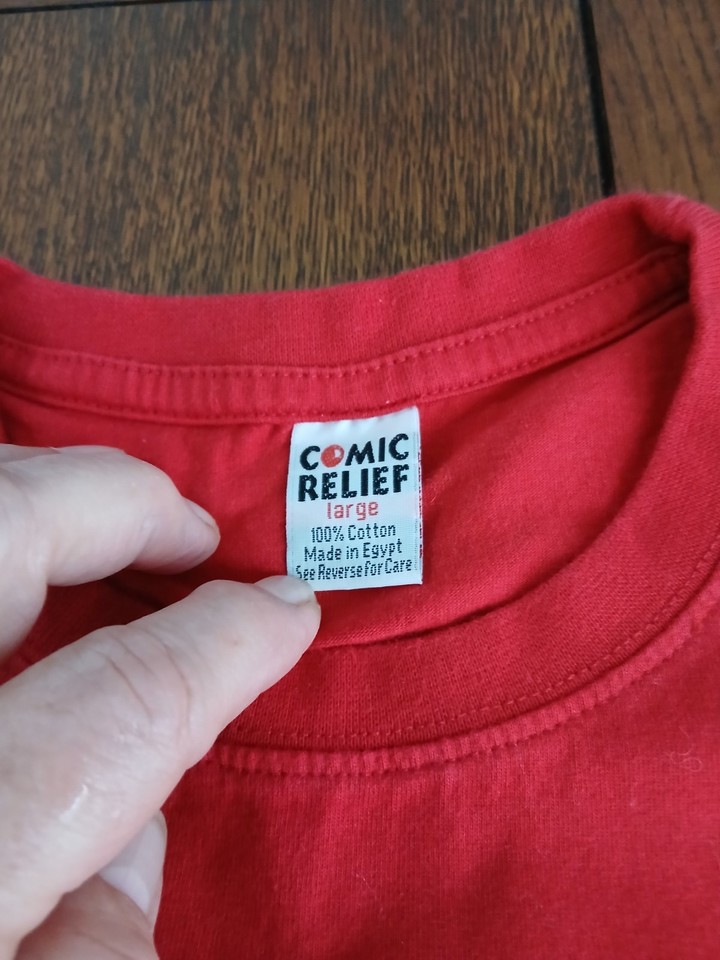 Vintage COMIC RELIEF RED NOSE Day 2005 T-shirt Women's XL Ex Cond | eBay UK