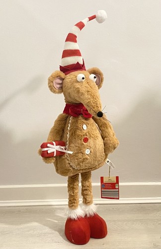 Aldi Christmas Rat 2025 Extendable Legs Gingerbread | eBay UK