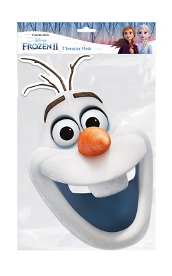 Olaf from Frozen 2 Official Disney Single 2D Card Party Face Mask ...