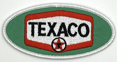 Texaco Gasoline Motor Oil Racing Patch Iron Sew On Vintage Style Retro ...