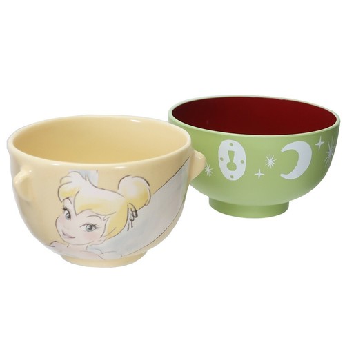 Disney Princess Tinker Bell Soup & Rice Bowl Set Mini Crayon Touch ...