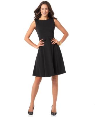 Elementz Dress Black Sleeveless High Neck Side Zip A-Line Size S NWT ...