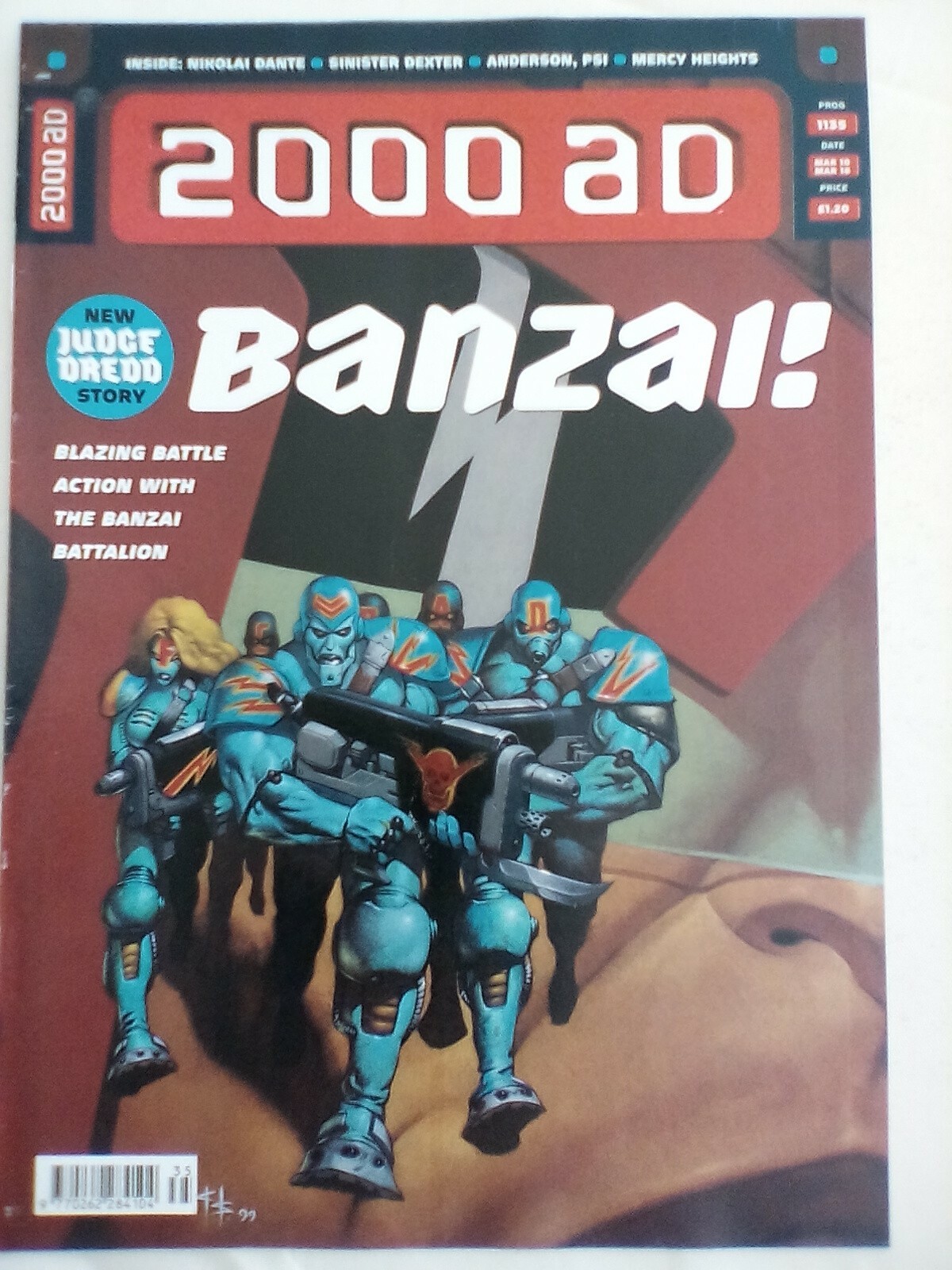 2000 AD Comic - PROG 1135 - Judge Dredd - MINT CONDITION - FIRST ...
