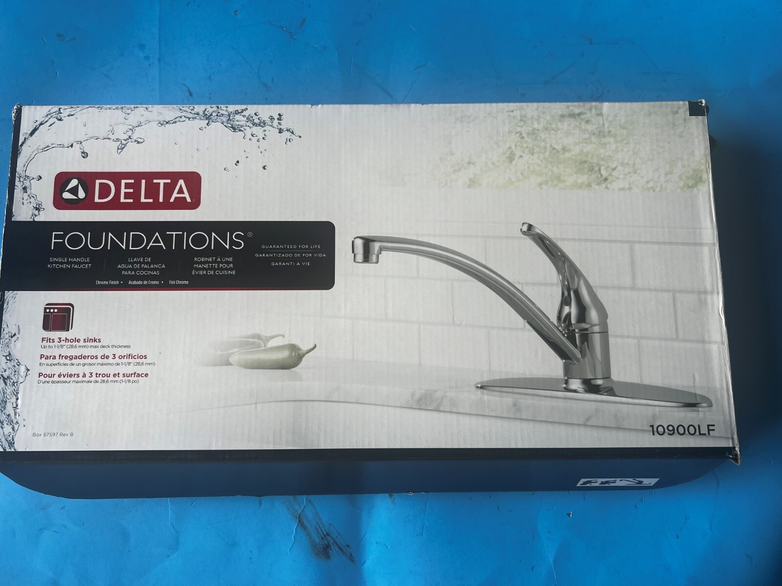 Delta 10900LF Chrome Foundations Core-B Foundations Core-B Single ...