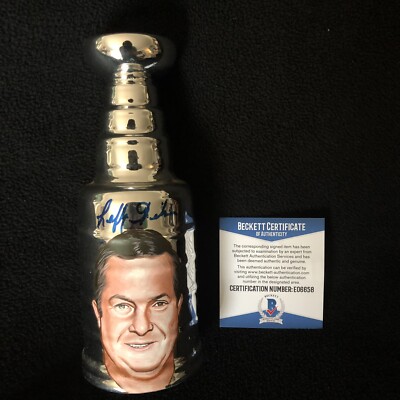 Lefty Wilson Signed Painted Mini 8" Stanley Cup Detroit Red Wings ...