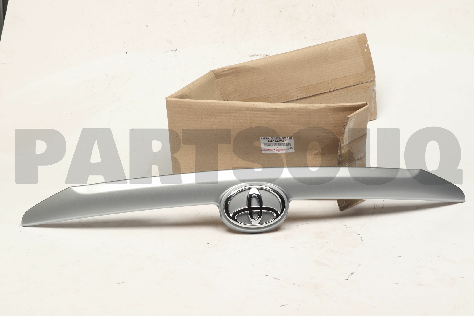768010D390 Genuine Toyota GARNISH SUB-ASSY, LUGGAGE COMPARTMENT DOOR ...
