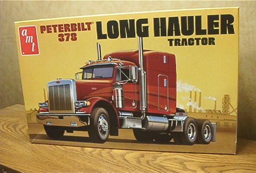AMT PETERBILT 378 LONG HAULER TRACTOR MODEL KIT #1169 | eBay