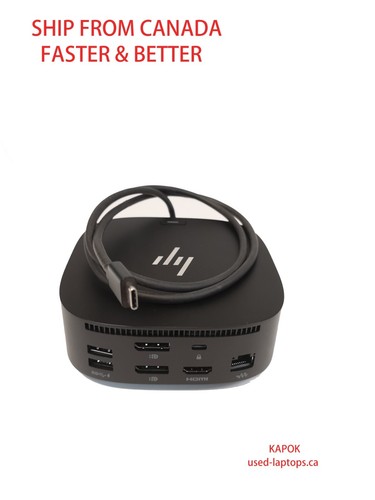 Genuine HP Type C HSN-IX02 Dock G5 Docking Station | eBay