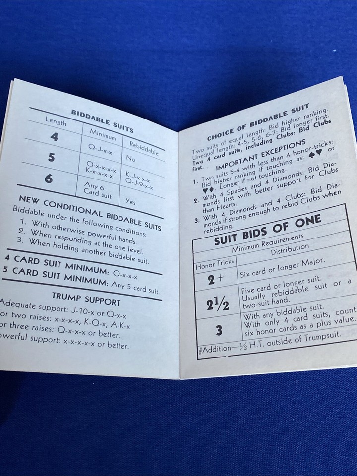 Cape Shore Floral Garden Bridge Card Set & 2 Vintage Bridge Instruction ...