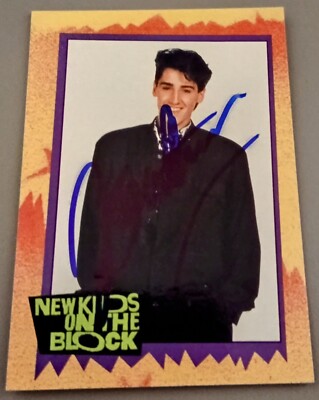 JONATHAN KNIGHT NKOTB SIGNED VINTAGE ORIGINAL NEW KIDS ON THE BLOCK ...