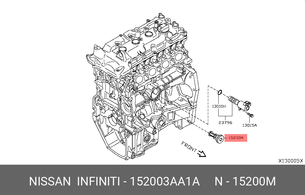 Genuine OE Filter Assembly Oil 152003AA1A , 15200-3AA1A | eBay