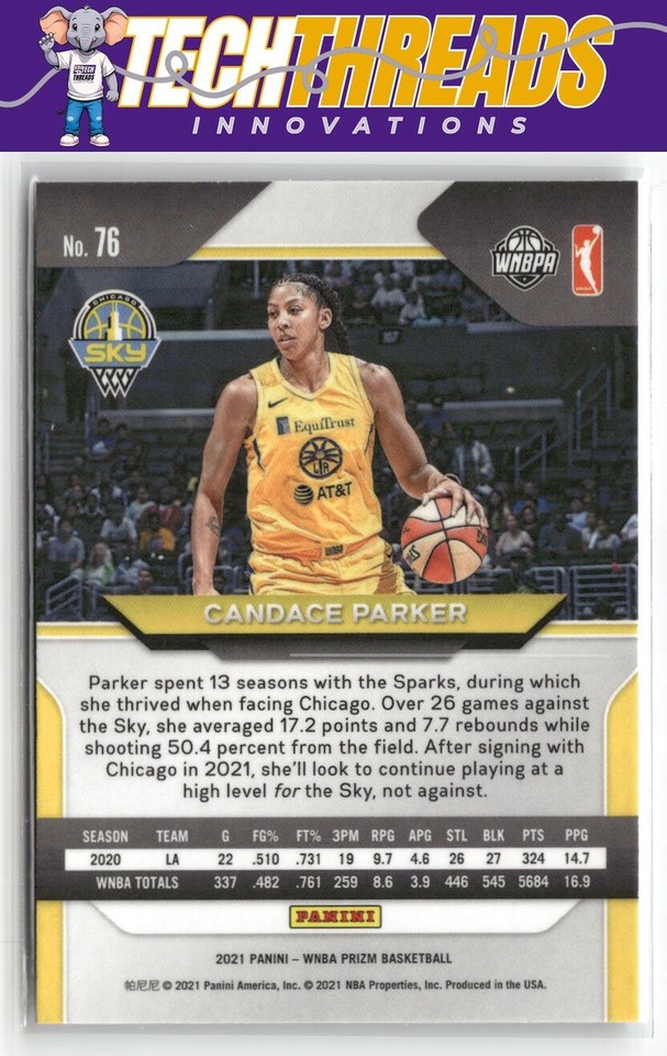 2021 Panini Prizm WNBA #76 Candace Parker | eBay