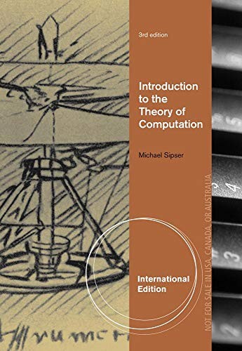 Introduction to the Theory of Computation. Michael Sipser | eBay