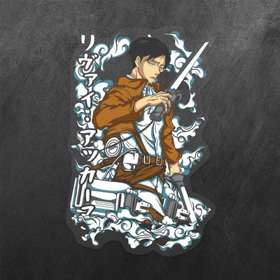 Levi Ackerman Attack on Titan Vinyl Decal Sticker Anime Sticker | eBay