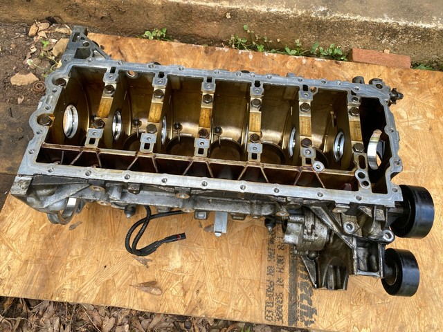 BMW N54 N54B30 3.0L 6-Cyl BARE ENGINE SHORT BLOCK 98k 2008-2013 OEM | eBay
