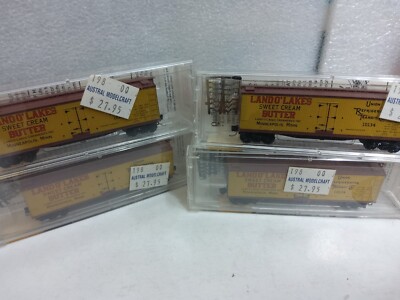 N SCALE MICRO TRAINS 40 FT.WOOD REEFER URTC LAND O LAKES X 4 | eBay ...