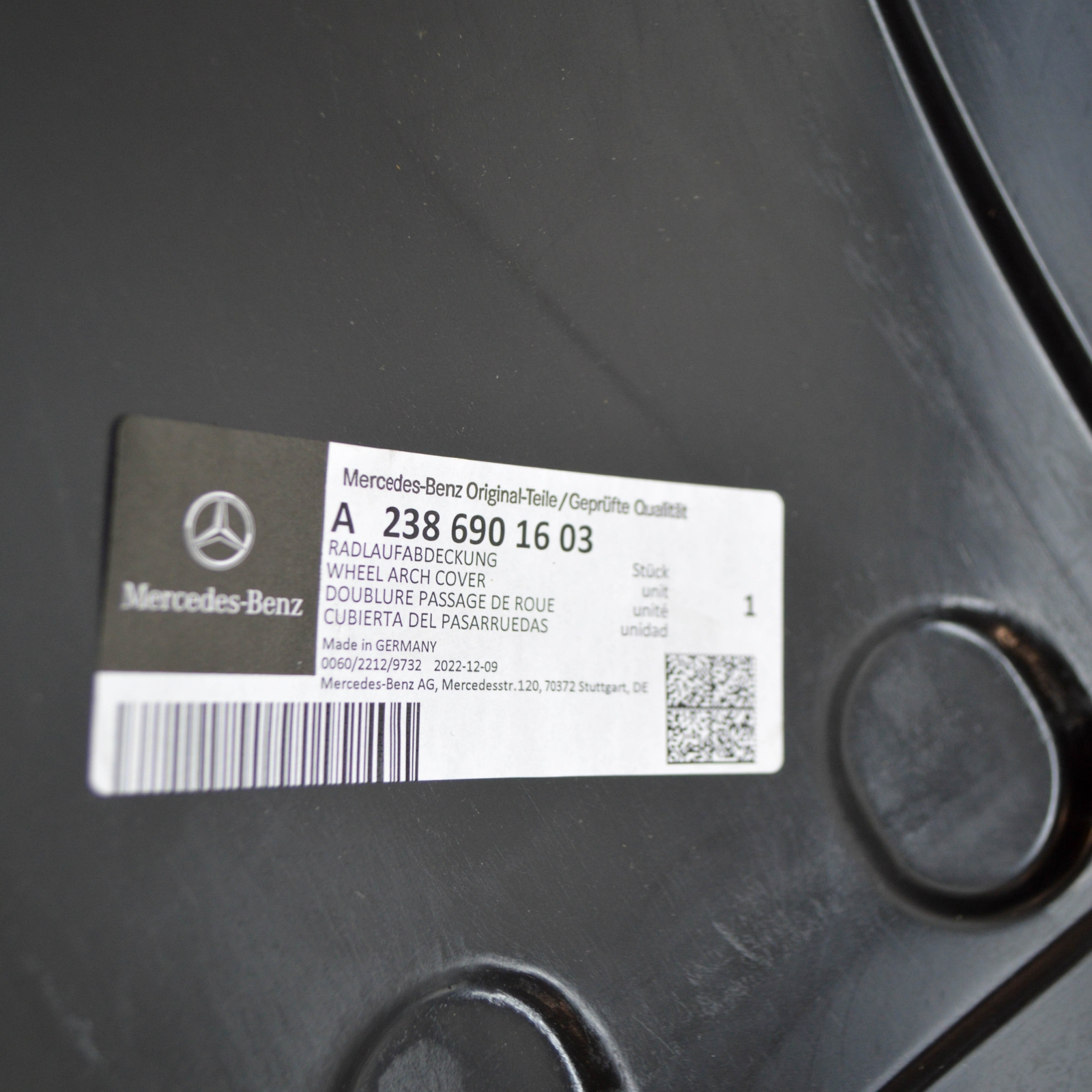 MB E C238 Radhausschale vorne rechts Vorderteil A2386901603 NEU ...