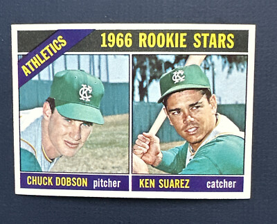1966 Topps Set-Break #588 Athletics Rookie Stars Mint Centered Beauty ...