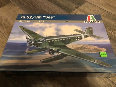 Italeri 1/72 Scale WWII German Junkers Ju 52/3m See Floatplane Model ...
