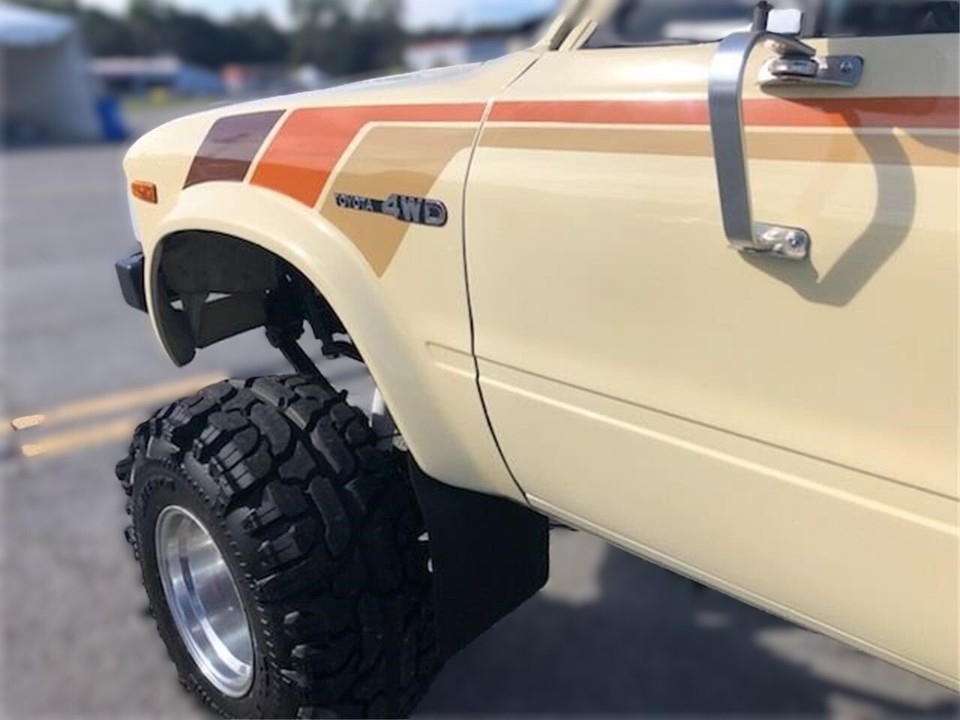 VINTAGE STYLE RETRO VINYL DECALS/ GAPHICS/ CALCAS/ Fit TOYOTA P/U 80/ ...