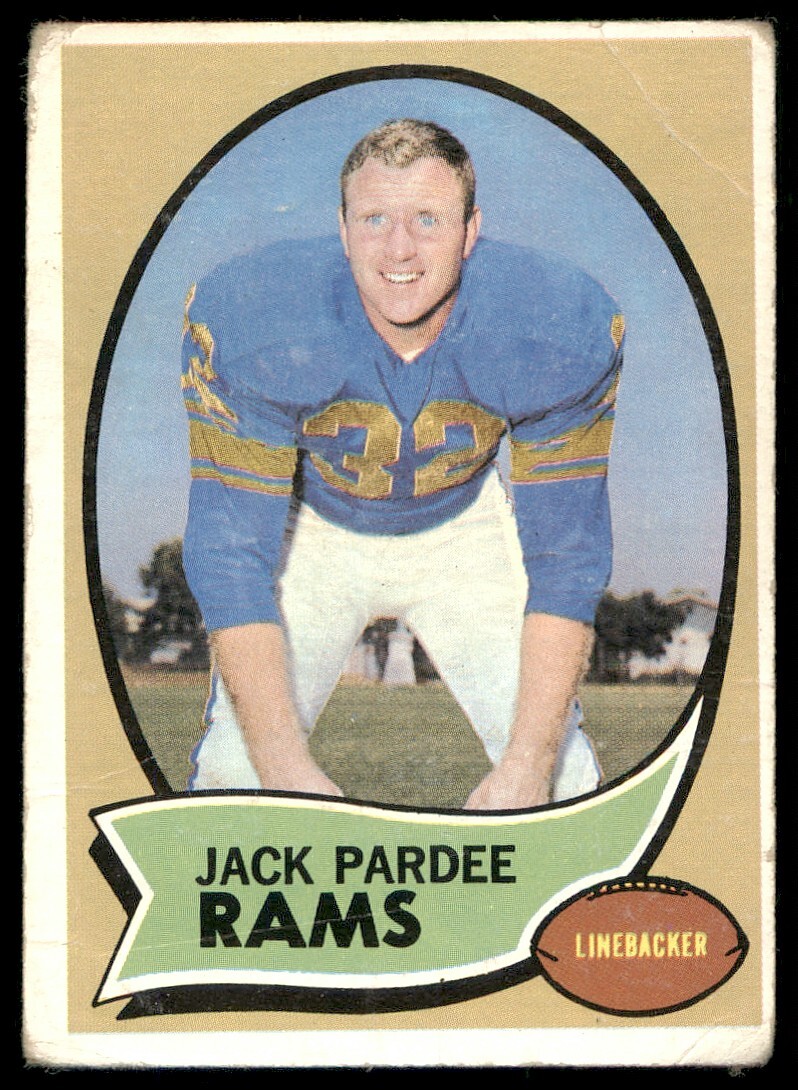 1970 Topps - #68 Jack Pardee for sale online | eBay