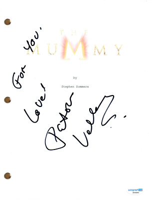 Patricia Velasquez “The Mummy” Signed Autograph Movie Script Screenplay ...
