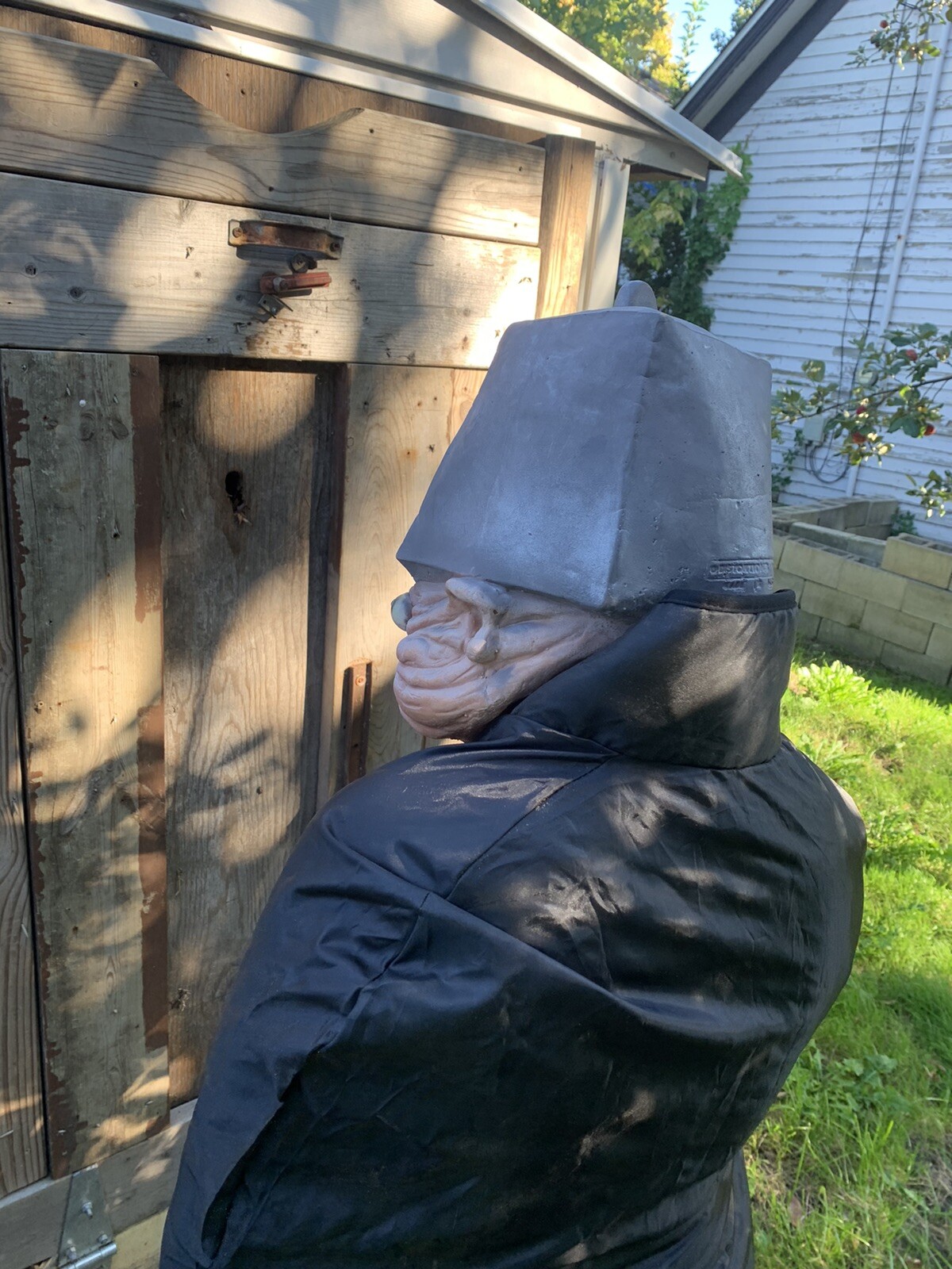 Vintage 500 lb smashed head Rubber Latex Mask Hallowe… - Gem