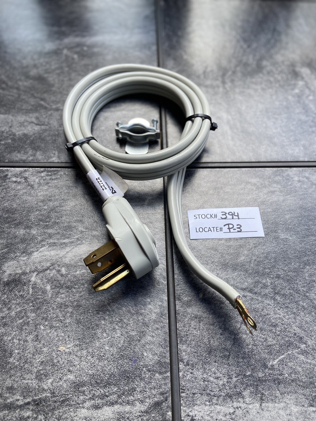 Intertek 3182798 4-Foot 3-Prong 30A - 125V/250V Power Supply Cord-Range ...