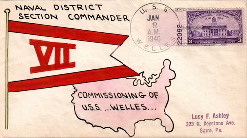 USS Welles DD257 Weigand Cover (2071940DD257003) | eBay