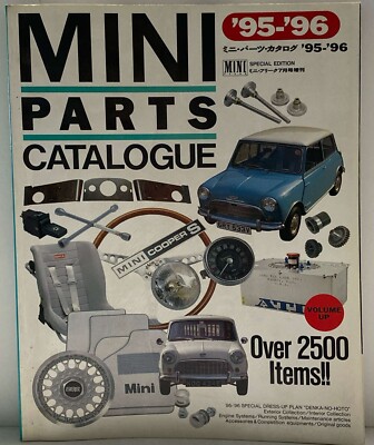 Mini Cooper ULTRA RARE! Collectible - Mini Parts Catalogue 95-96 ...