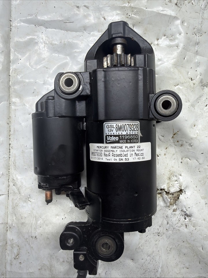 8M0061073 MERCURY 150 HP 4-STROKE OUTBOARD STARTER 8M0079328 Freshwater ...