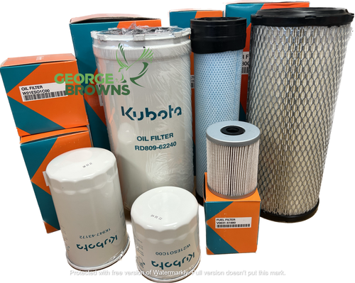 Kubota KX080-4 Alpha 500hr service kit W21CK10219 | eBay