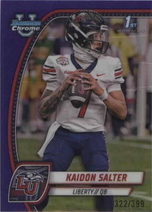 2024 Bowman University Chrome - Kaidon Salter #111 Purple Refractor ...