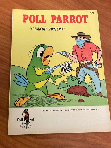 Poll Parrot #5 Bandit Busters Shoe promo comic book 1950 FN/VF | eBay