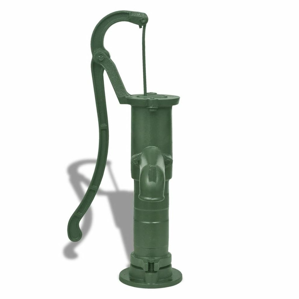 Hand Water Pump Well Pitcher Cast Iron Outdoor Garden Yard Ponds ...