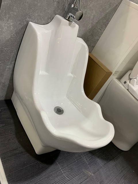 Evolve Ablution Wudu Wash Basin with Heavy Duty Chrome Chair Long Tap ...