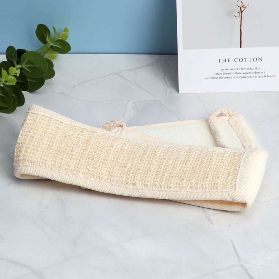 Back Scrubber Bath Shower Strap Loofah Spa Skin Brush Sponge Body ...