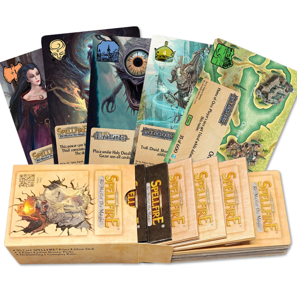 Spellfire 55-Card Deck Re-Master The Magic Prime Edition Card Game ...