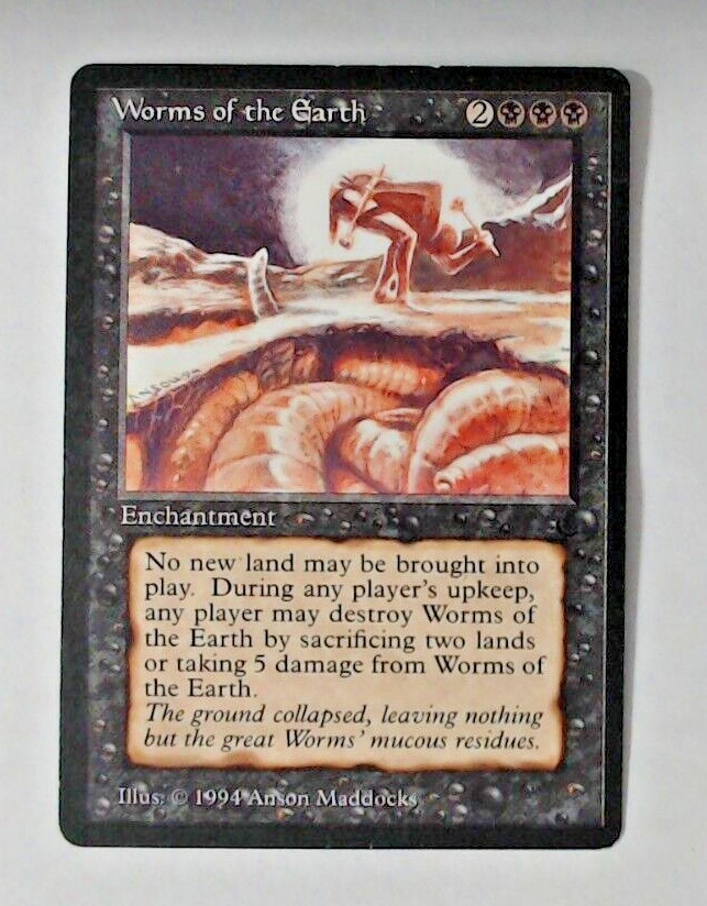 MTG Bling - Reserved List - Worms of the Earth - The Dark -D700 | eBay