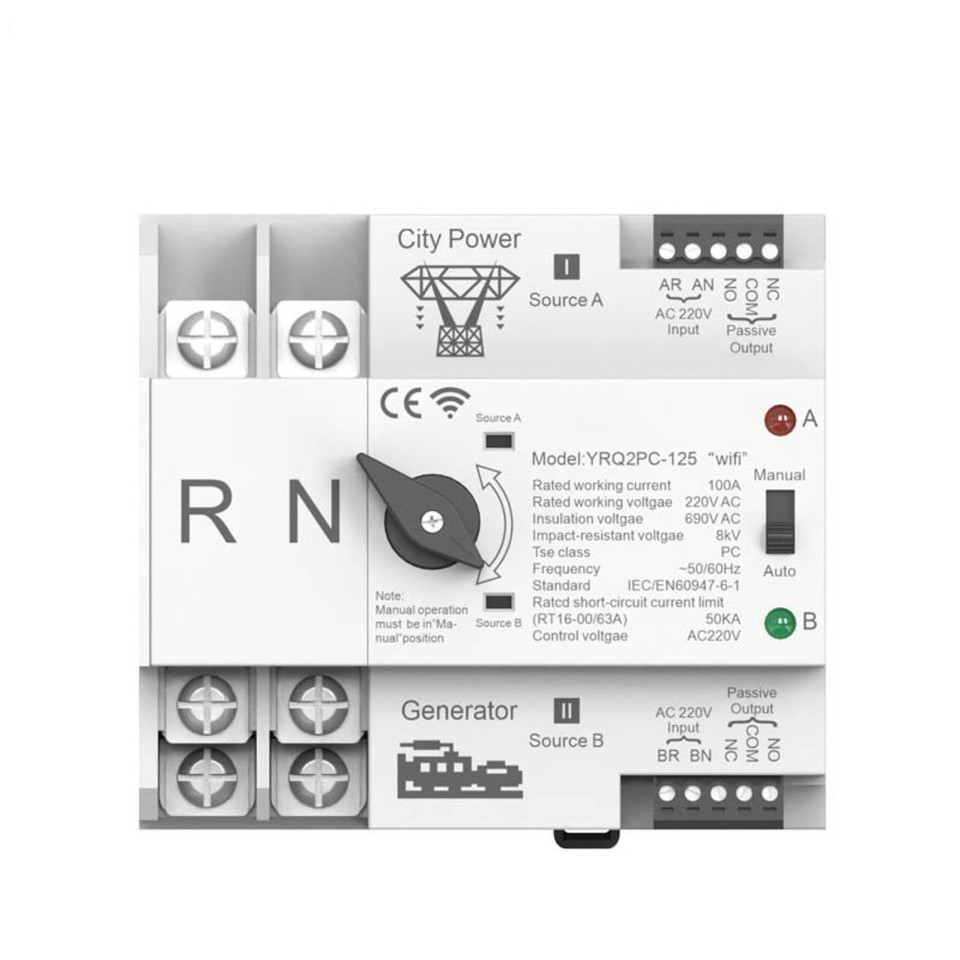 Automatic Power Switch Home Energy Management 110V/220V/400VAC ...