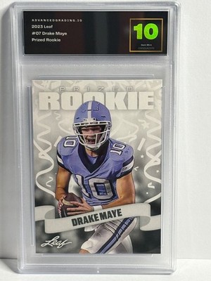 Drake Maye Leaf 2023 Leaf Prized Rookie Gem 10 | eBay