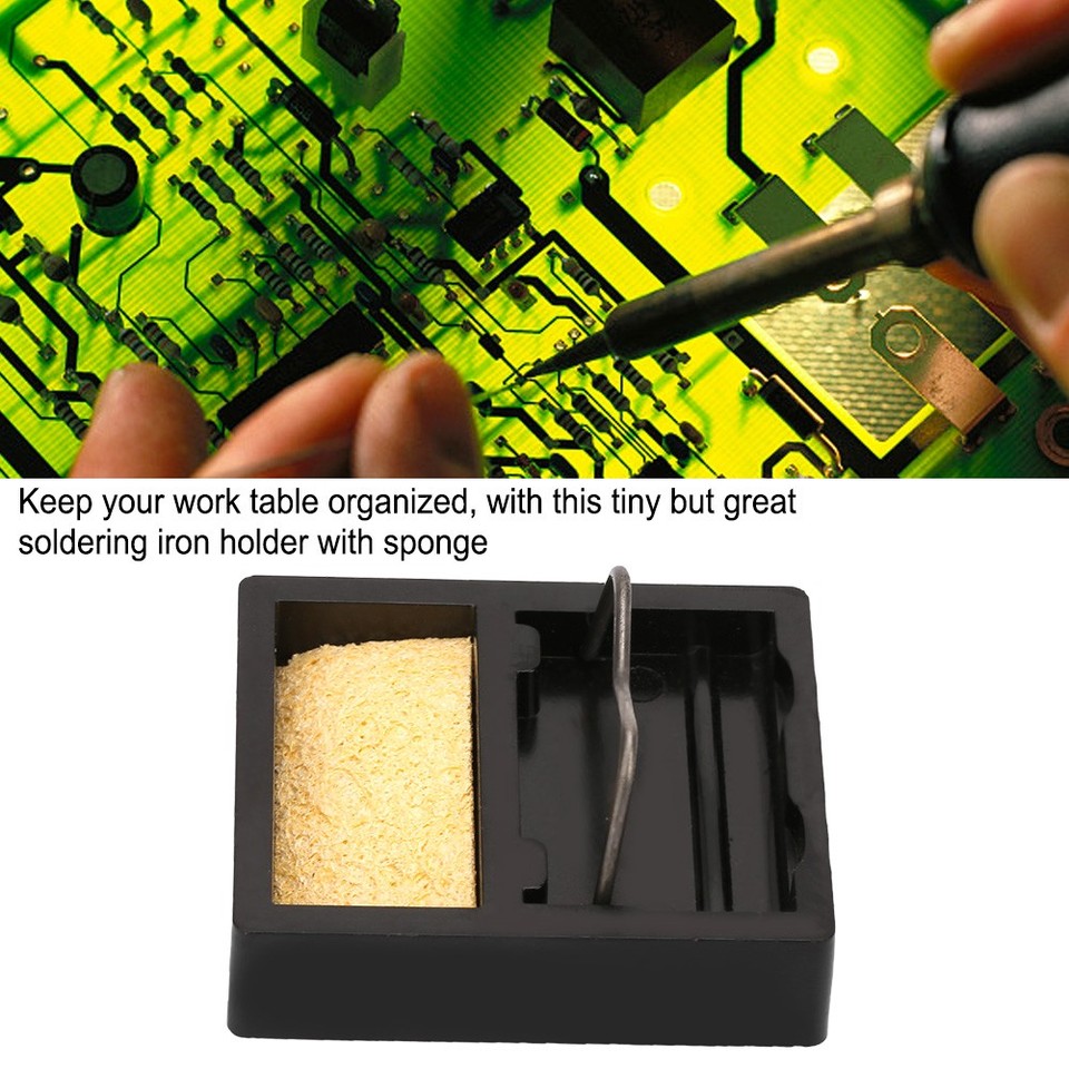 Mini Electric Soldering Iron Stand Holder With Sponge 600 ℃ | eBay ...