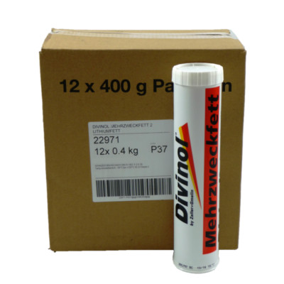 Divinol Mehrzweckfett 2 / 12 x 400 g Kartusche Schmierfett ...