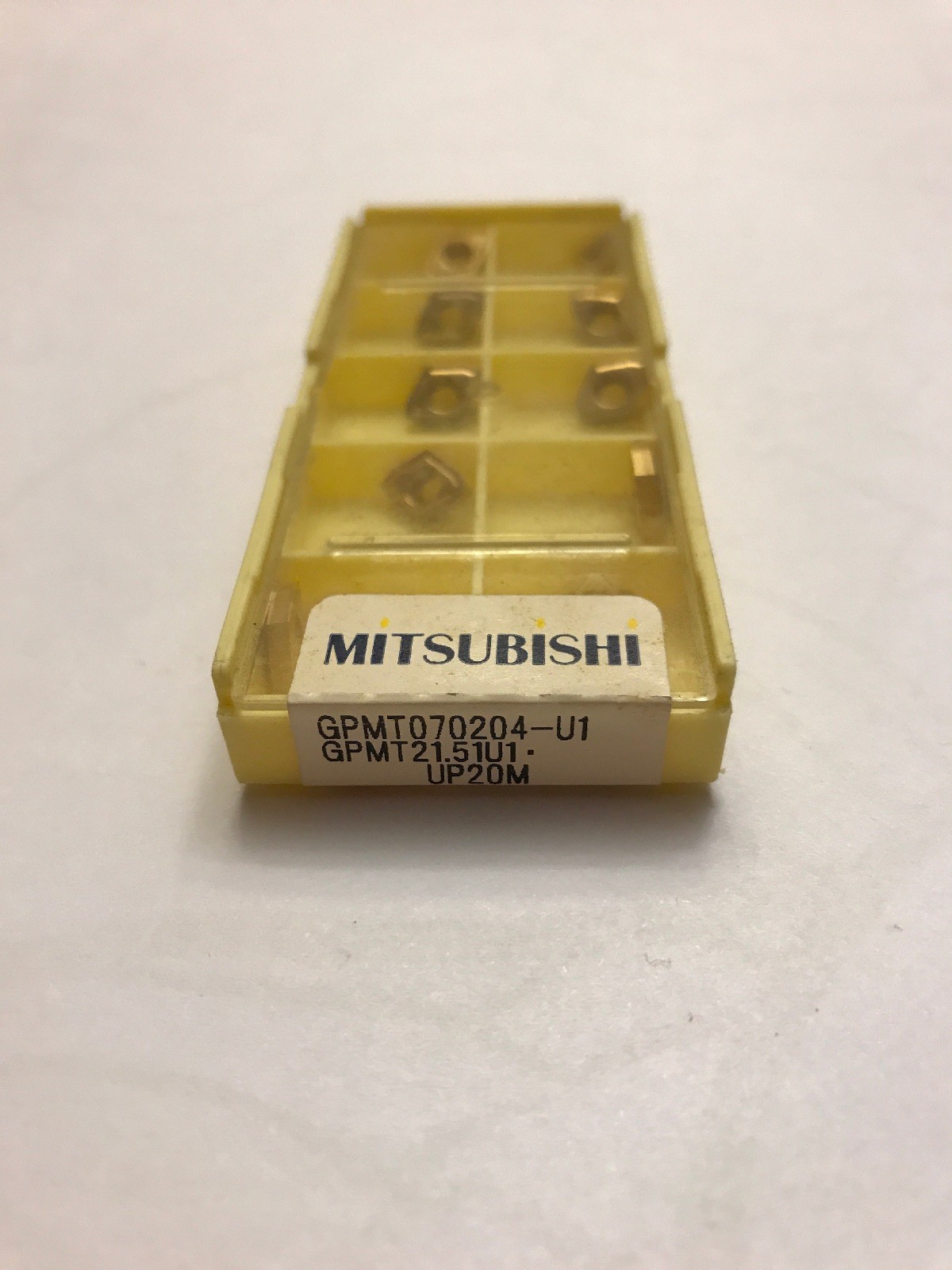 Mitsubishi Carbide Inserts GPMT070204-U1, GPMT21.51U1 UP20M Qty 10 | eBay