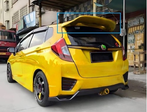 For 2015-2020 Honda Fit Jazz GK Duck Style A1 Spoiler Painted Yellow ...