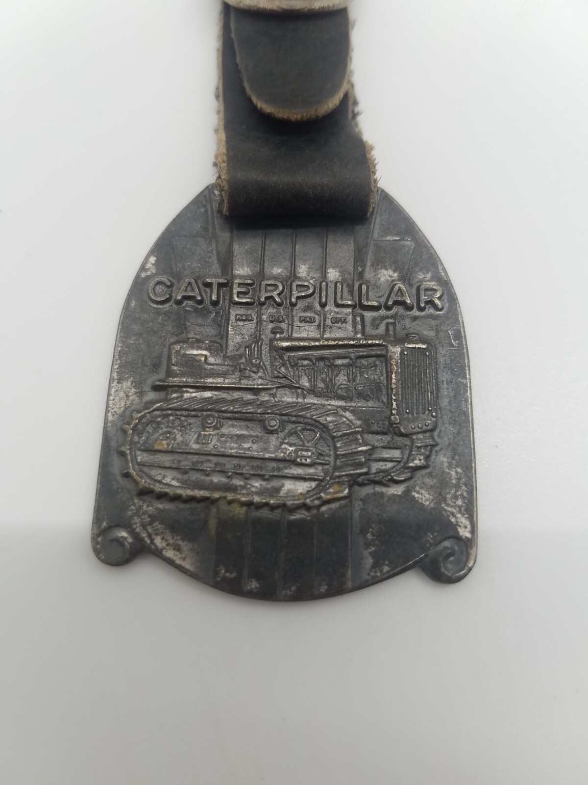 Vintage Antique Caterpillar Dozer Leather Key Holder… - Gem