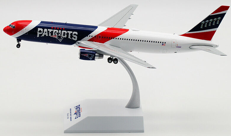 28CM 1:200 JC WINGS PATRIOTS BOEING 767-300ER Passenger Airplane ...