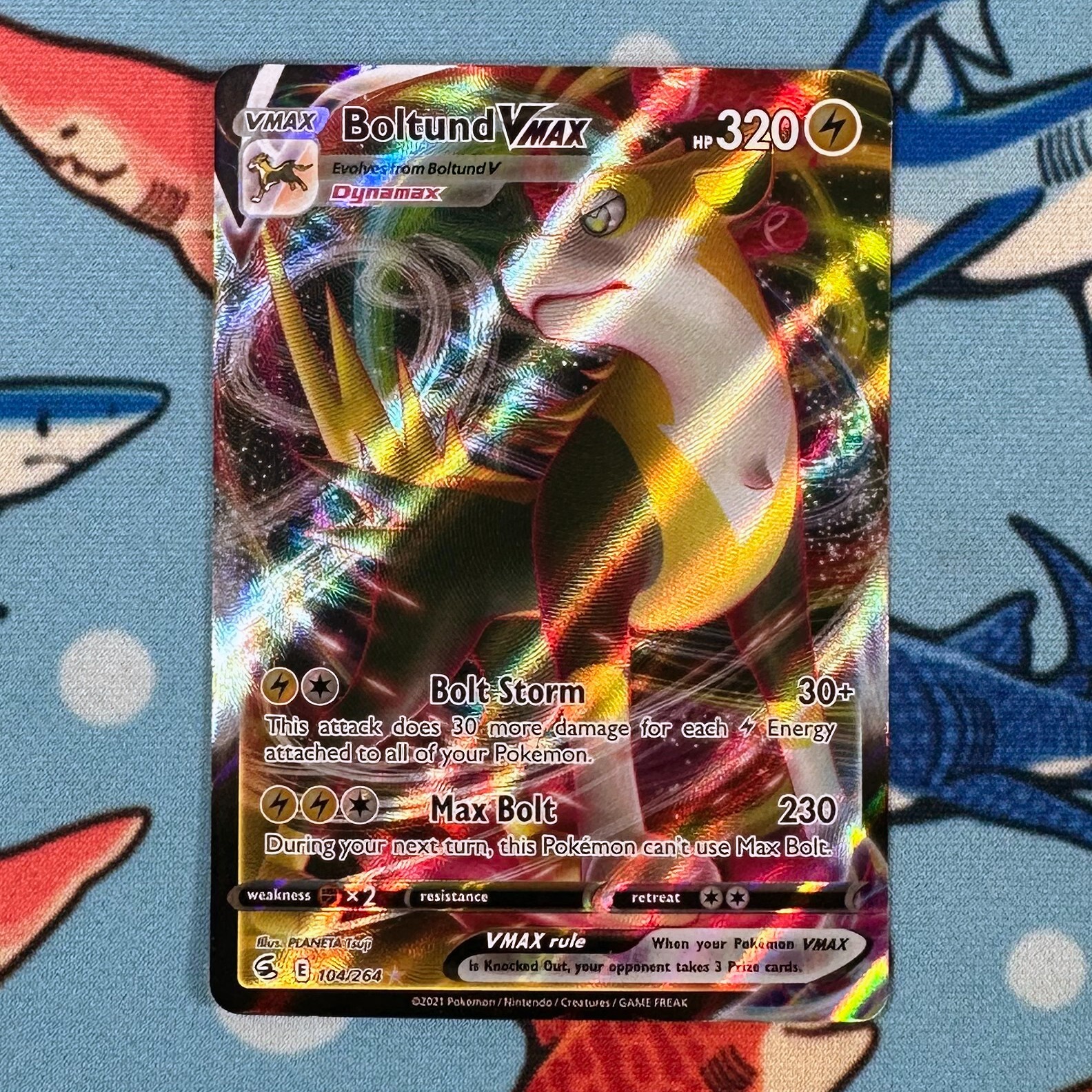 Boltund VMAX 104/264 Pokemon Fusion Strike - English | eBay